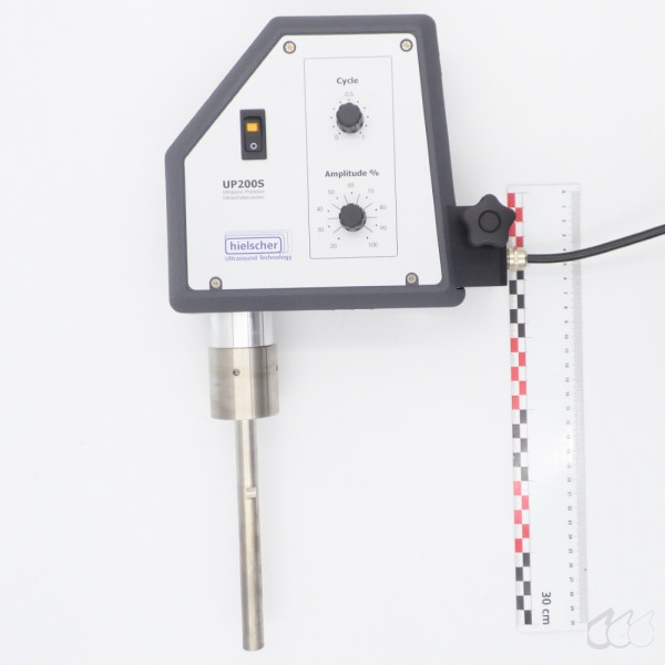 gebrauchter Ultraschallprozessor Hielscher UP200S f. 5-200mL m. Zubeh